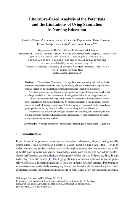 (PDF) Literature-Based Analysis of the Potentials and the Limitations ...