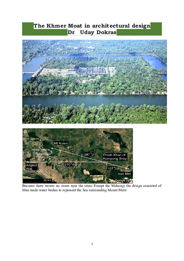 (DOC) The Khmer Moat in architectural design