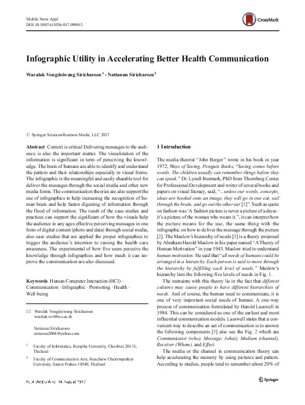 (PDF) Infographic Utility in Accelerating Better Health Communication ...