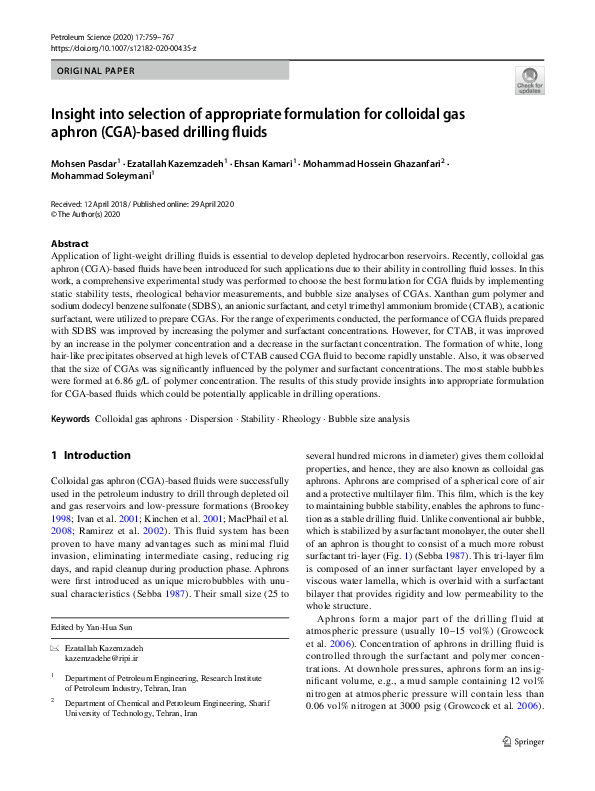 (PDF) Insight into selection of appropriate formulation for colloidal ...