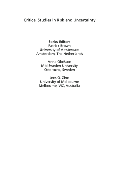 (PDF) Understanding Risk-Taking