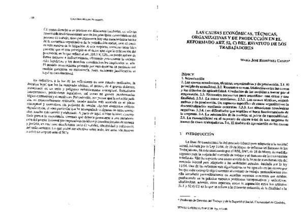 (PDF) Las causas técnicas, organizativas y de producción en el ...