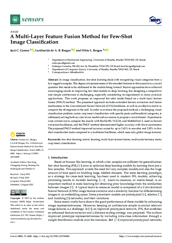(PDF) A Multi-Layer Feature Fusion Method for Few-Shot Image Classification