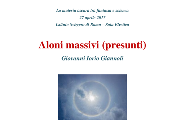 (PDF) Aloni massivi (presunti) - (handout)