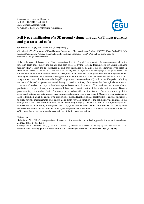 (PDF) Soil type classification of a 3D ground volume through CPT measurements and geostatistical ...
