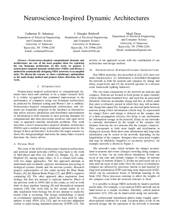 (PDF) Neuroscience-inspired inspired dynamic architectures