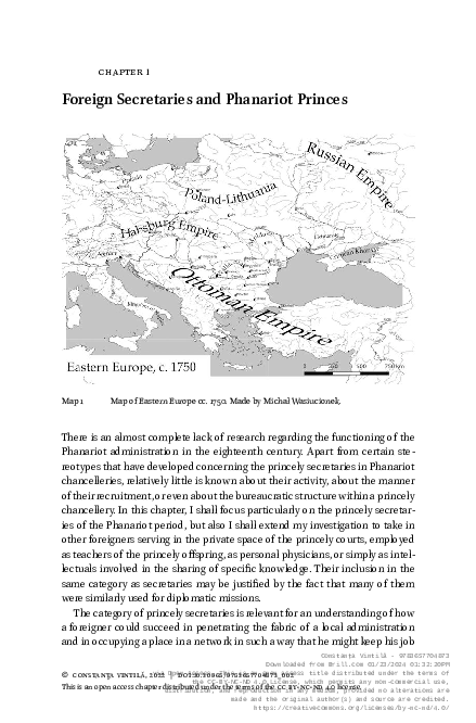 (PDF) Foreign Secretaries and Phanariot Princes