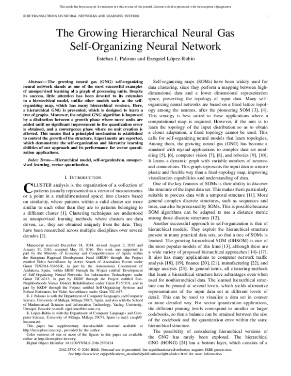 (PDF) The Growing Hierarchical Neural Gas Self-Organizing Neural ... (PDF) The Growing Hierarchical Neural Gas Self-Organizing Neural ...
