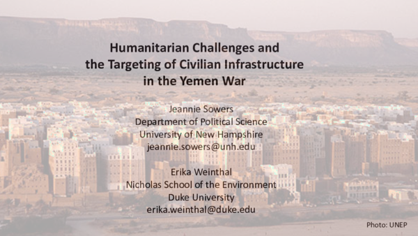 (PDF) Humanitarian challenges and the targeting of civilian ...