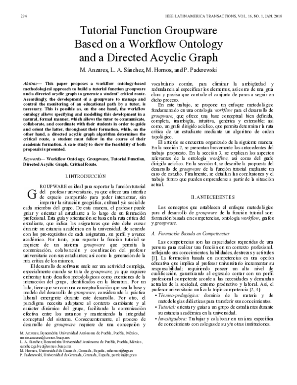 Pdf Tutorial Function Groupware Based On A Workflow Ontology And A Directed Acyclic Graph