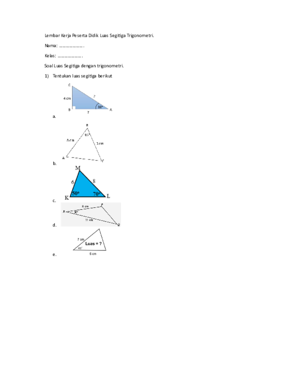 (PDF) LKPD luas segitiga trigonometri