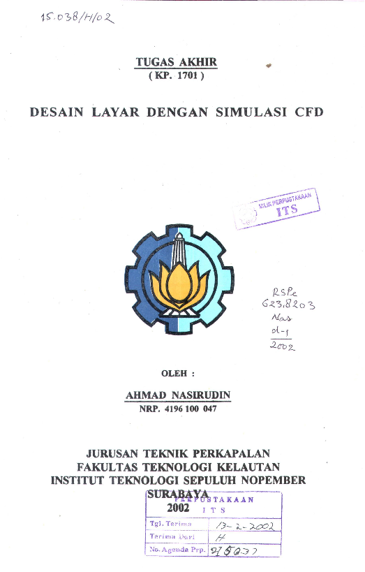 (PDF) Desain Layar Dengan Simulasi CFD
