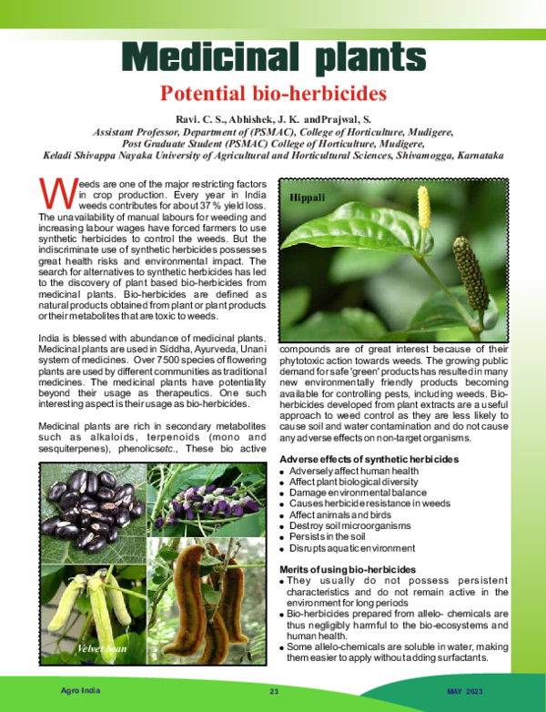 (PDF) Medicinal plants
