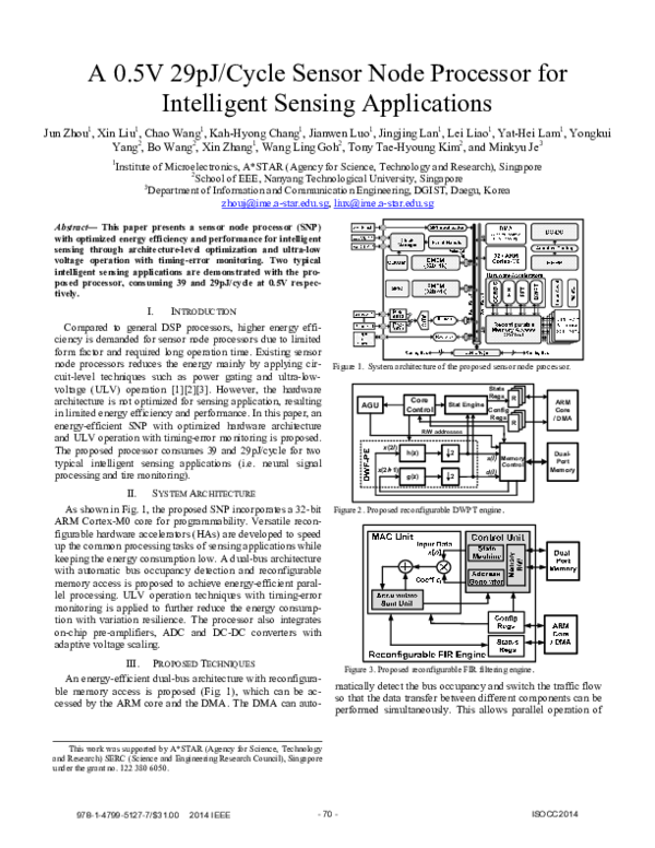 (PDF) A 0.5V 29pJ/cycle sensor node processor for intelligent sensing ...