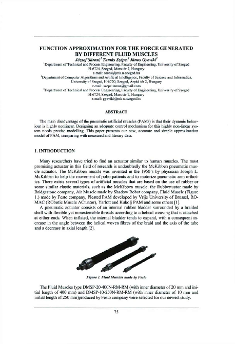 (PDF) Function approximation for the force generated by different fluid ...