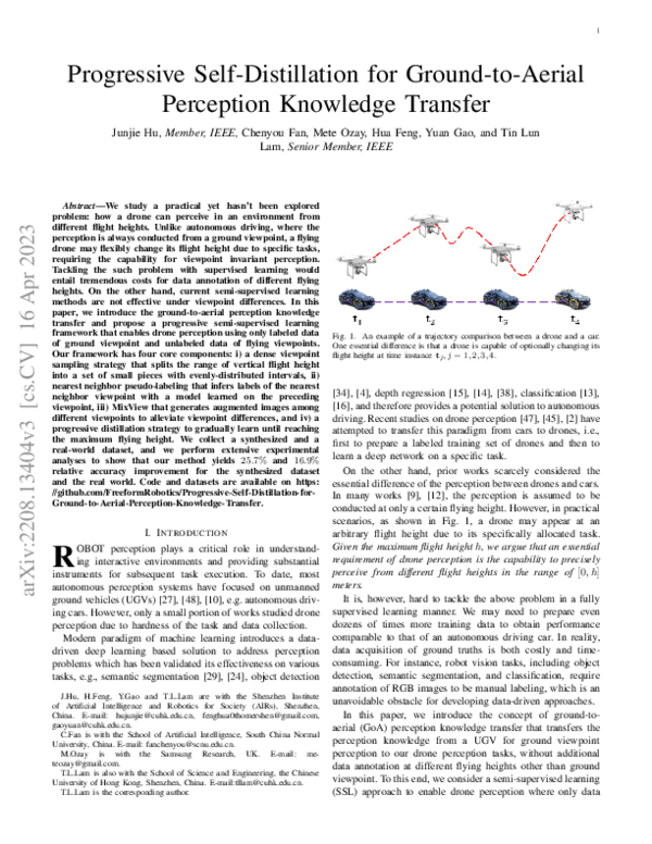 (PDF) Progressive Self-Distillation for Ground-to-Aerial Perception ...