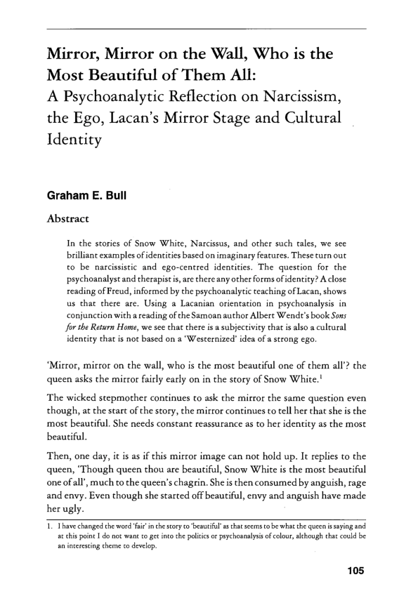 (PDF) Mirror, mirror on the wall, who is the most beautiful of them all