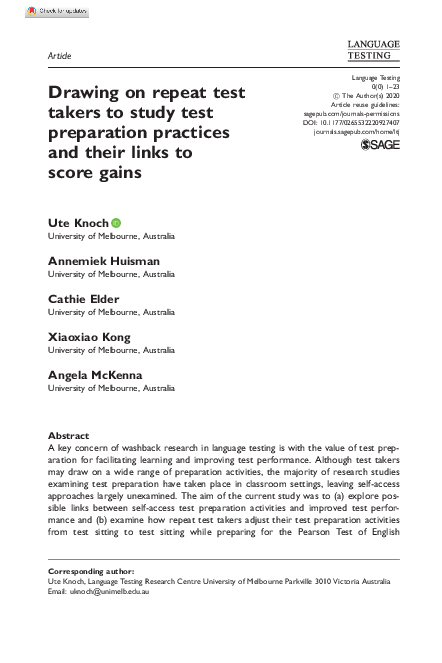 (PDF) Drawing on repeat test takers to study test preparation practices ...