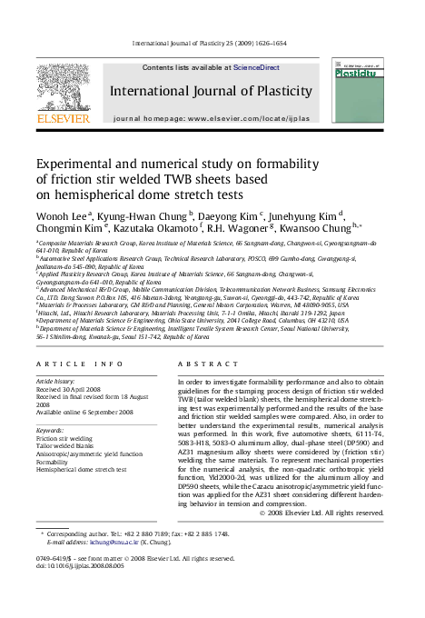 (PDF) Experimental and numerical study on formability in tube bulging ...
