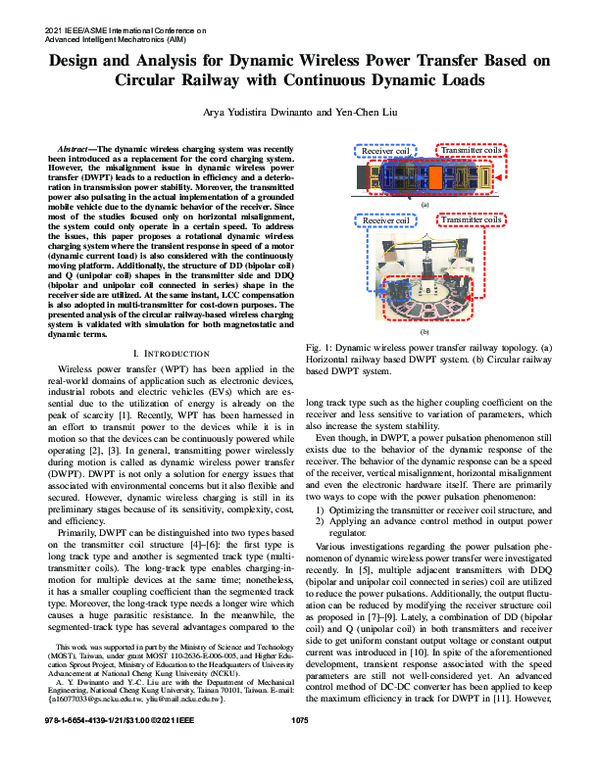 (PDF) Design and Analysis for Dynamic Wireless Power Transfer Based on ...