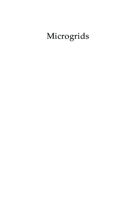 (PDF) Microgrids