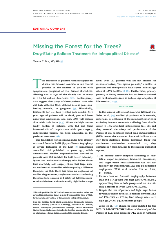 (PDF) Missing the Forest for the Trees