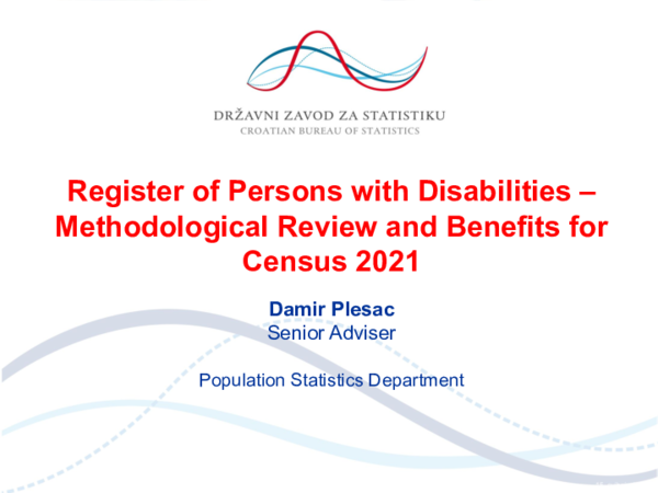 (PDF) Disability Data Utilization for Census 2021