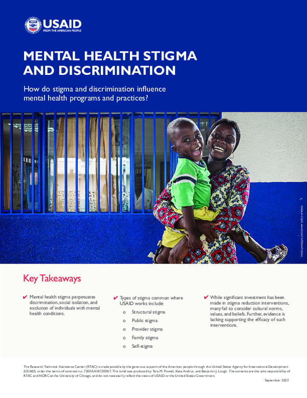 (PDF) MENTAL HEALTH STIGMA AND DISCRIMINATION: How do stigma and discrimination influence mental ...