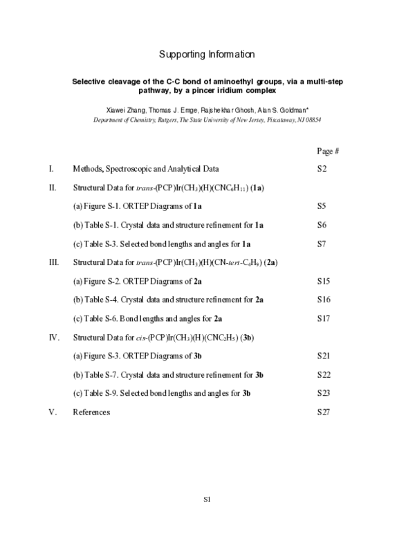 (PDF) Selective Cleavage of the C−C Bonds of Aminoethyl Groups, via a ...