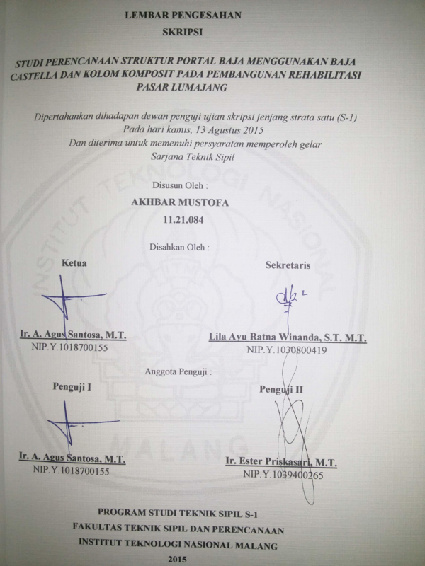 (PDF) Studi Perencanaan Struktur Portal Baja Menggunakan Baja Castella ...