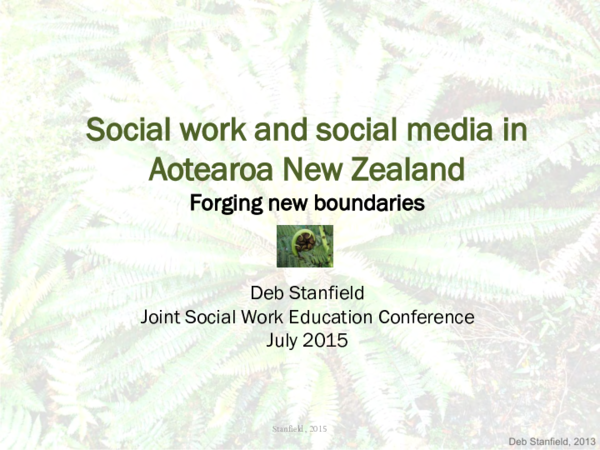 (PDF) Social work and social media in Aotearoa New Zealand: Forging new ...