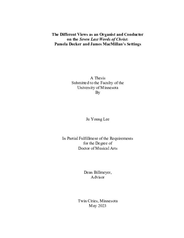 (PDF) DMA Thesis Ju Young Lee