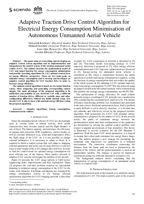 (PDF) Adaptive Traction Drive Control Algorithm for Electrical Energy ...