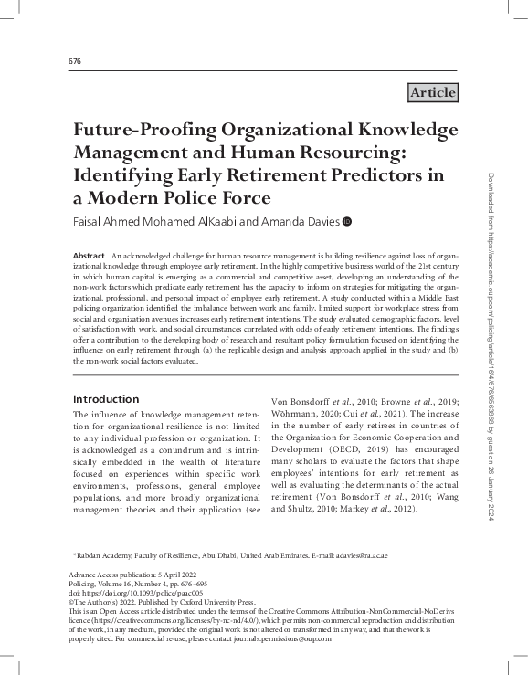(PDF) Future-Proofing Organizational Knowledge Management and Human ...