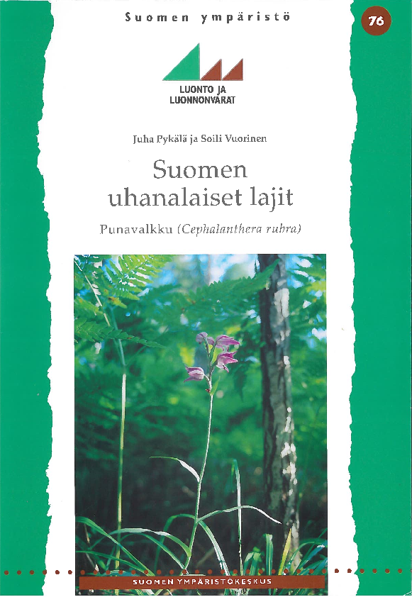 (PDF) Suomen uhanalaiset lajit : Punavalkku (Cephalanthera rubra)