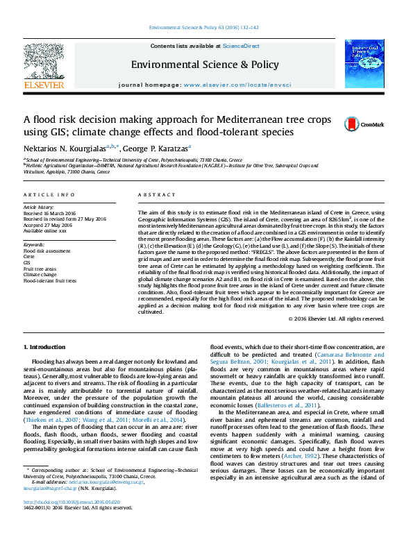 (PDF) A flood risk decision making approach for Mediterranean tree ...
