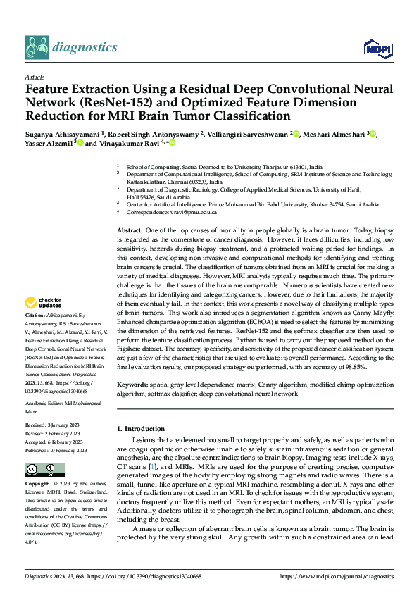 Pdf Feature Extraction Using A Residual Deep Convolutional Neural Network Resnet 152 And