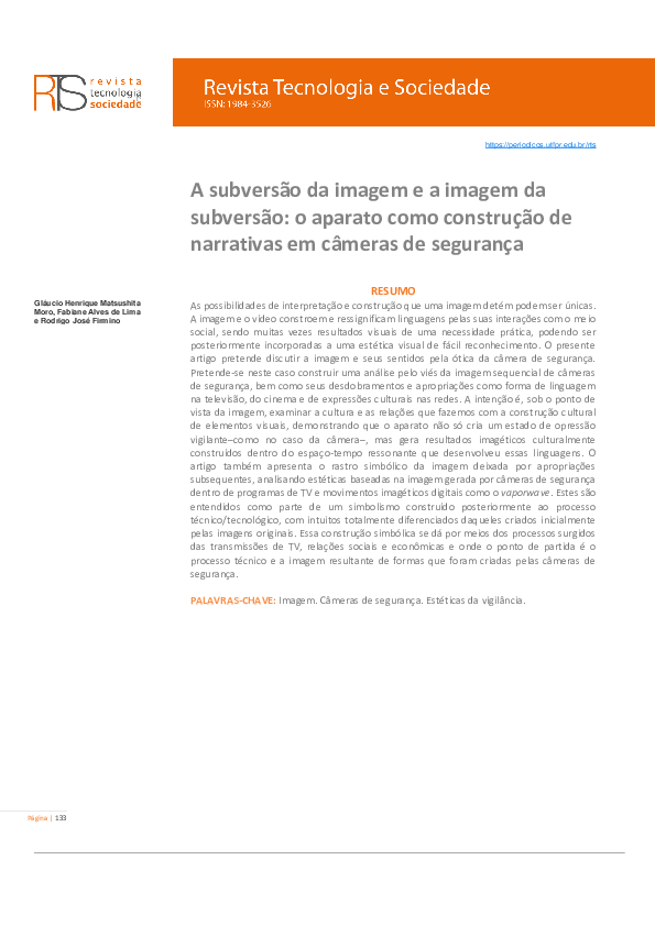 (PDF) A subversão da imagem e a imagem da subversão: o aparato como ...