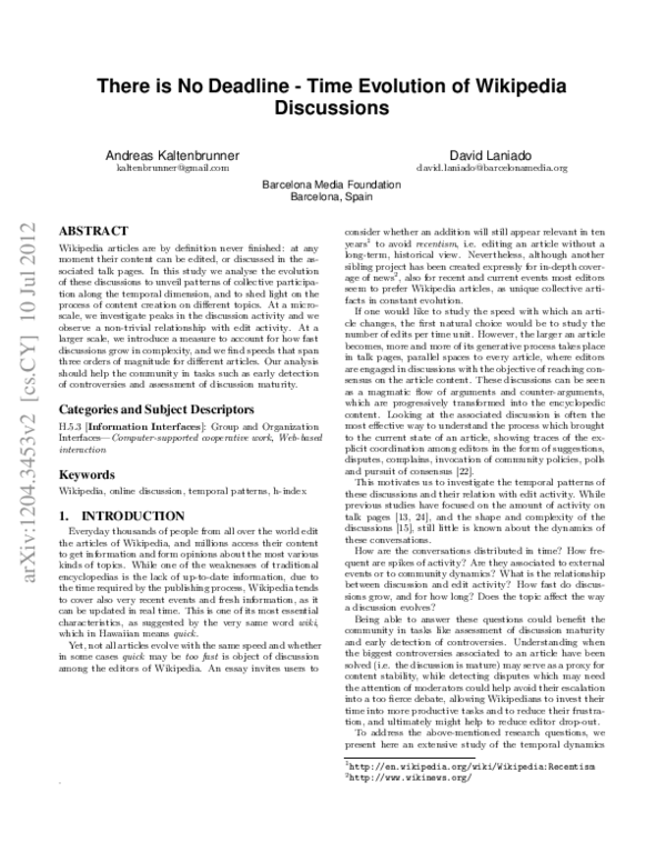 (PDF) There is no deadline