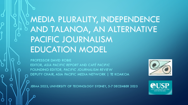 (PDF) Media plurality, independence and talanoa, an alternative Pacific ...