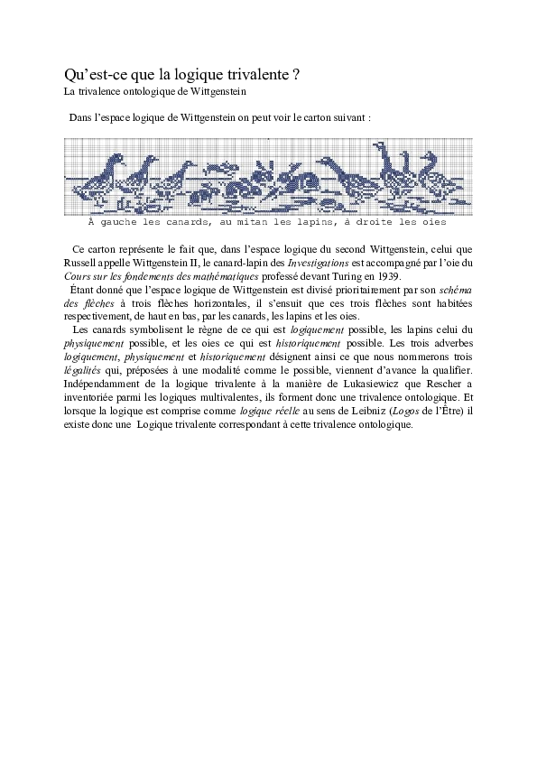 (DOC) Trivalence ontologique