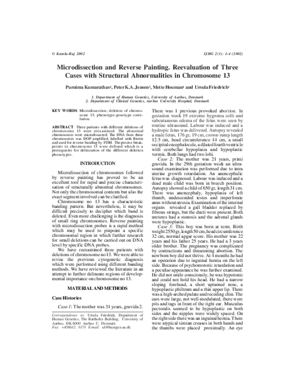 (PDF) Lowe Syndrome (Oculocerebrorenal Syndrome of Lowe): A Case Report ...