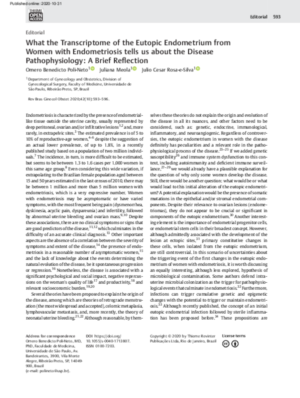 (PDF) What the Transcriptome of the Eutopic Endometrium from Women with ...