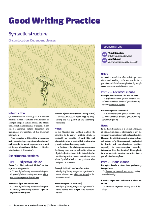 (PDF) Good Writing Practice