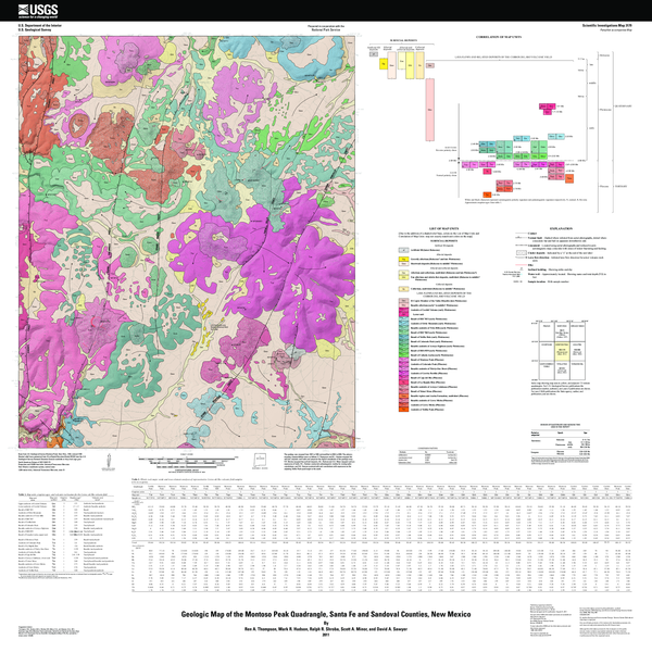 (PDF) Geologic map of the Montoso Peak quadrangle, Santa Fe and ...