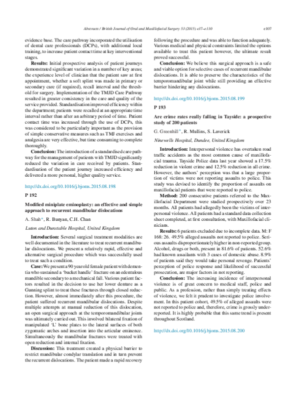 (PDF) Modified miniplate eminoplasty: an effective and simple approach ...