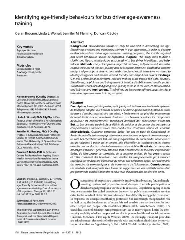 (PDF) Identifying Age-Friendly Behaviours for Bus Driver Age-Awareness ...