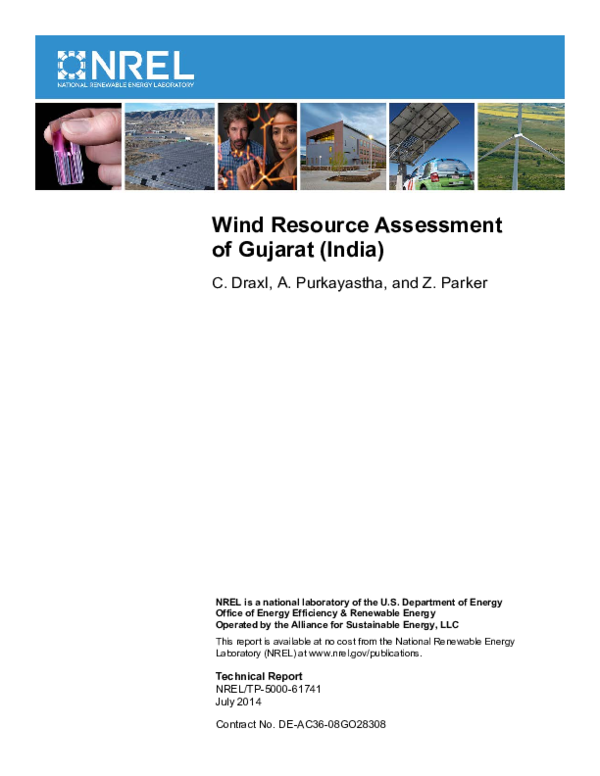 (PDF) Wind Resource Assessment of Gujarat (India)