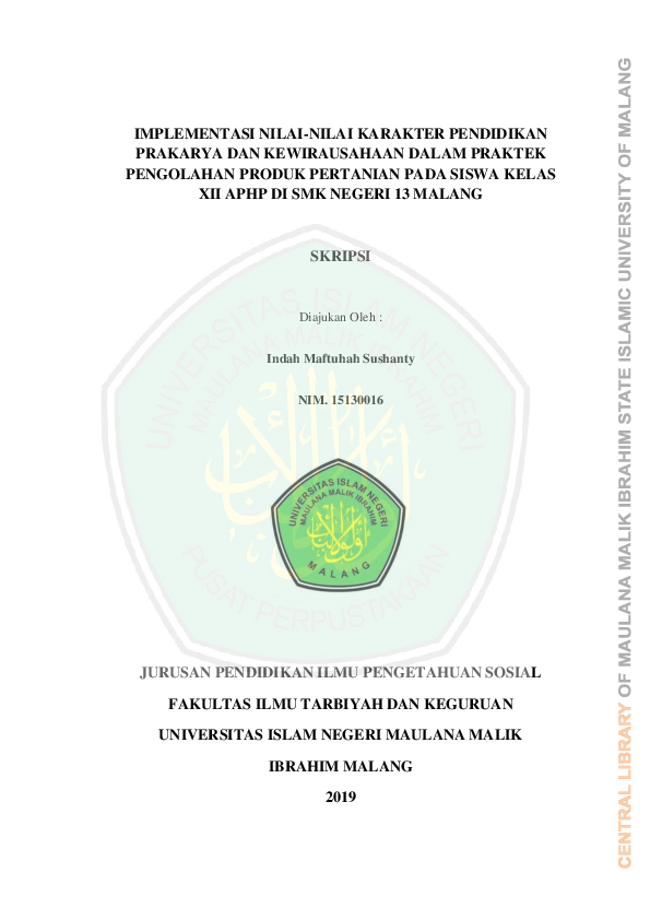 (PDF) Implementasi nilai-nilai karakter pendidikan prakarya dan ...