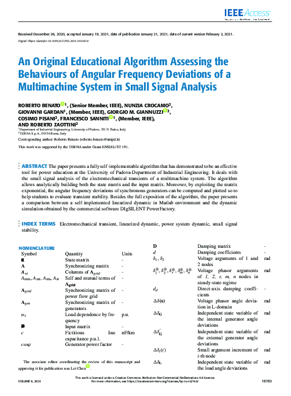 (PDF) An Original Educational Algorithm Assessing the Behaviours of Angular Frequency Deviations ...